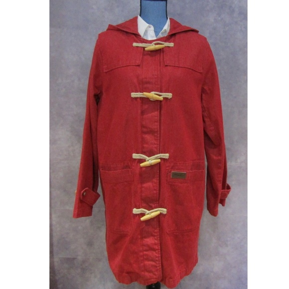 Denim&Co | Jackets & Coats | Denim Co Blanket Lined Canvas Toggle Coat ...